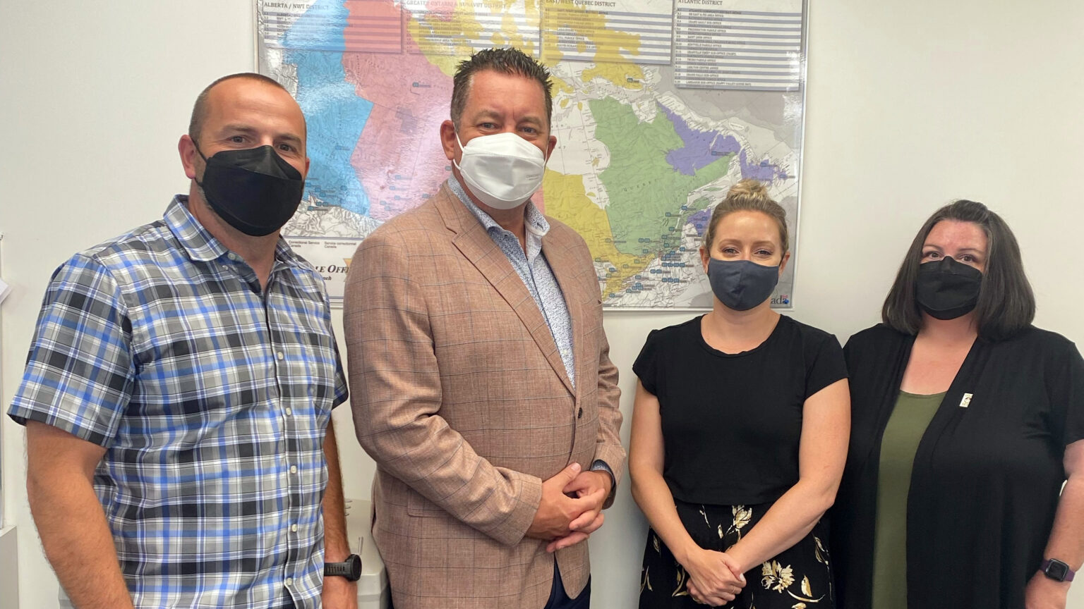 President Neufeld speaks with members at Downtown Toronto, Hamilton CSC ...