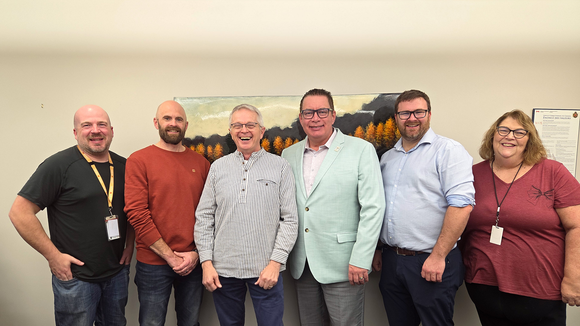National President David Neufeld and RVP Jeff Sandelli visit members at ...